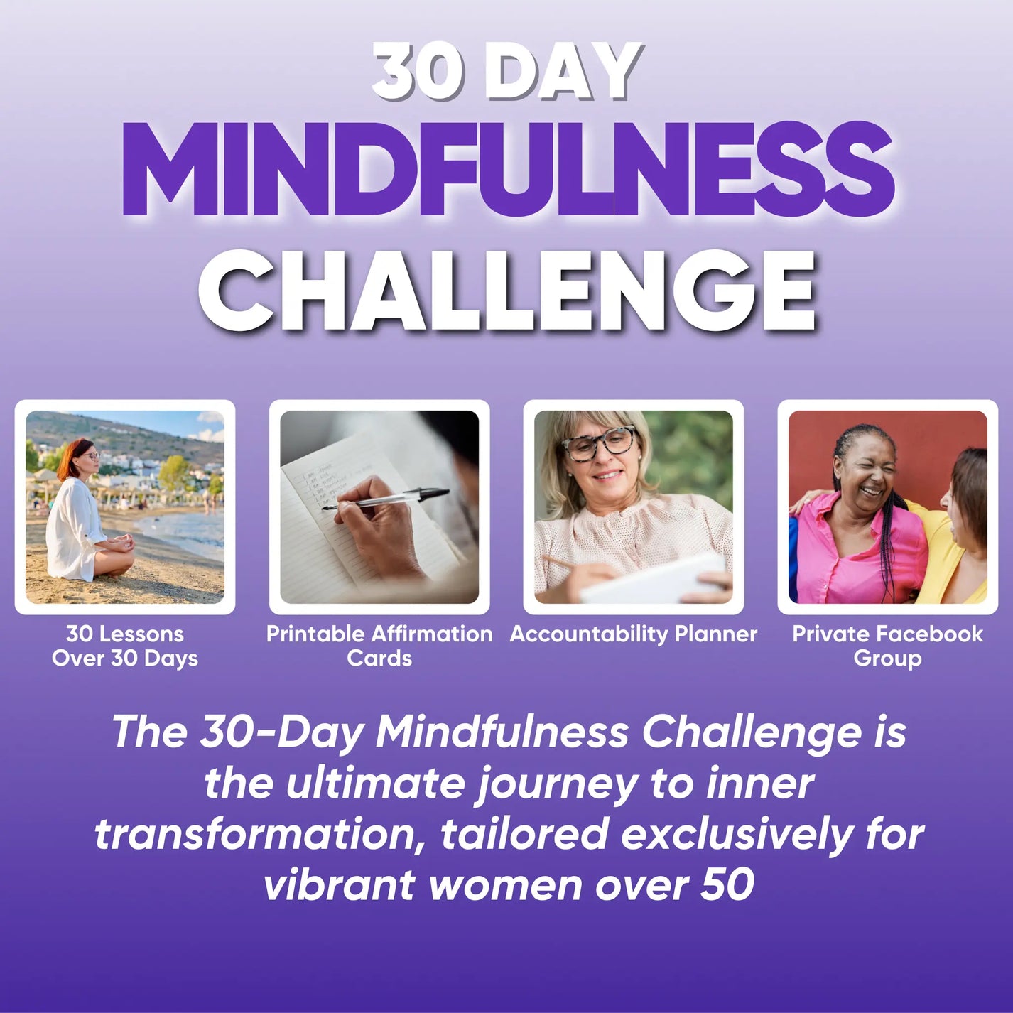 30-Day Mindfulness Challenge – Fabulous50s