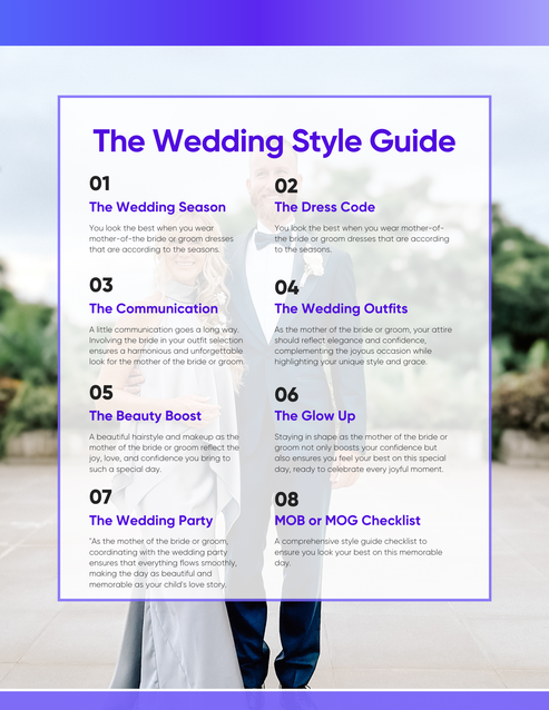 Wedding Guide: The Ultimate Style Guide For the Mother of the Bride or ...