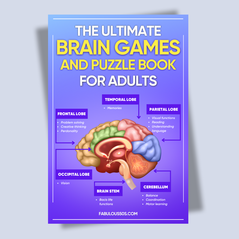 Brain Games Puzzle Books – Fabulous50s